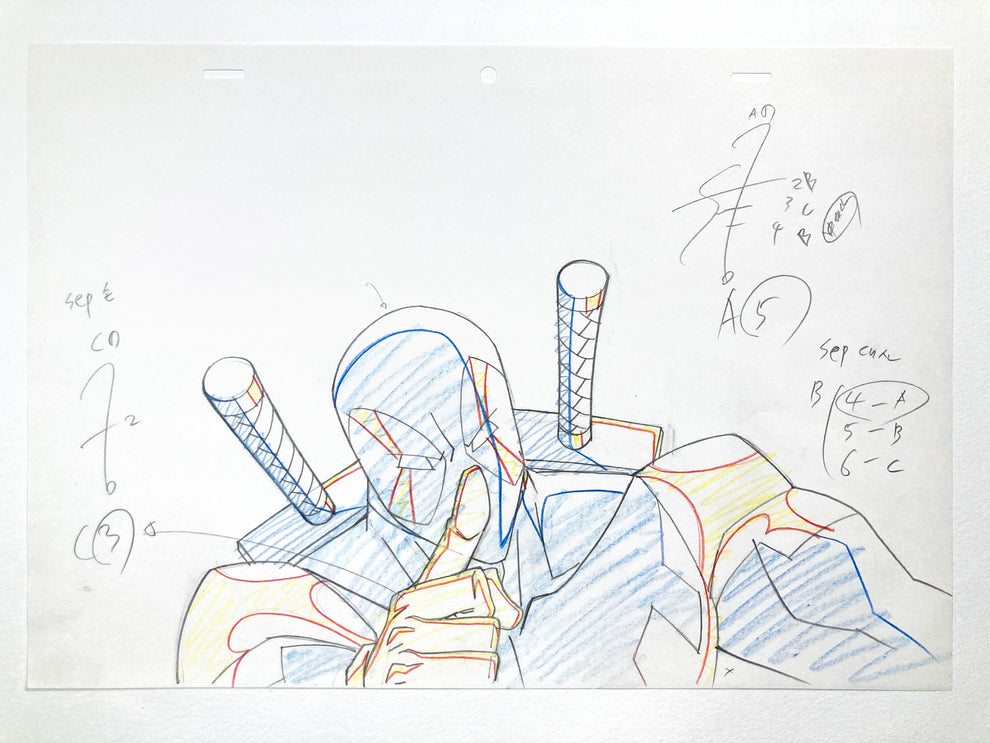 DEADPOOL : Original Animation Production Drawing (Marvel, 2013) – FLIP ...