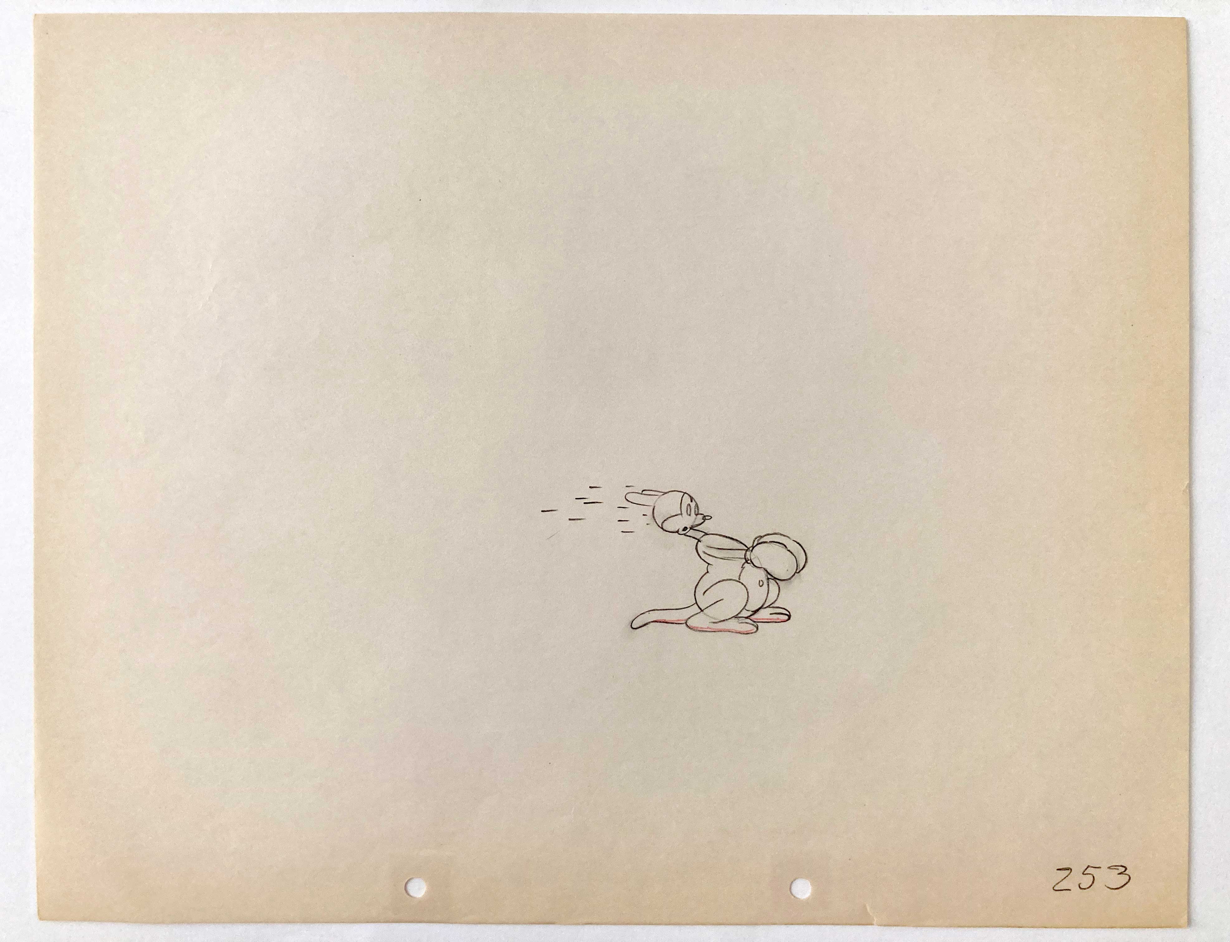 MICKEY'S KANGAROO : Original Animation Drawing (Walt Disney, 1935 ...