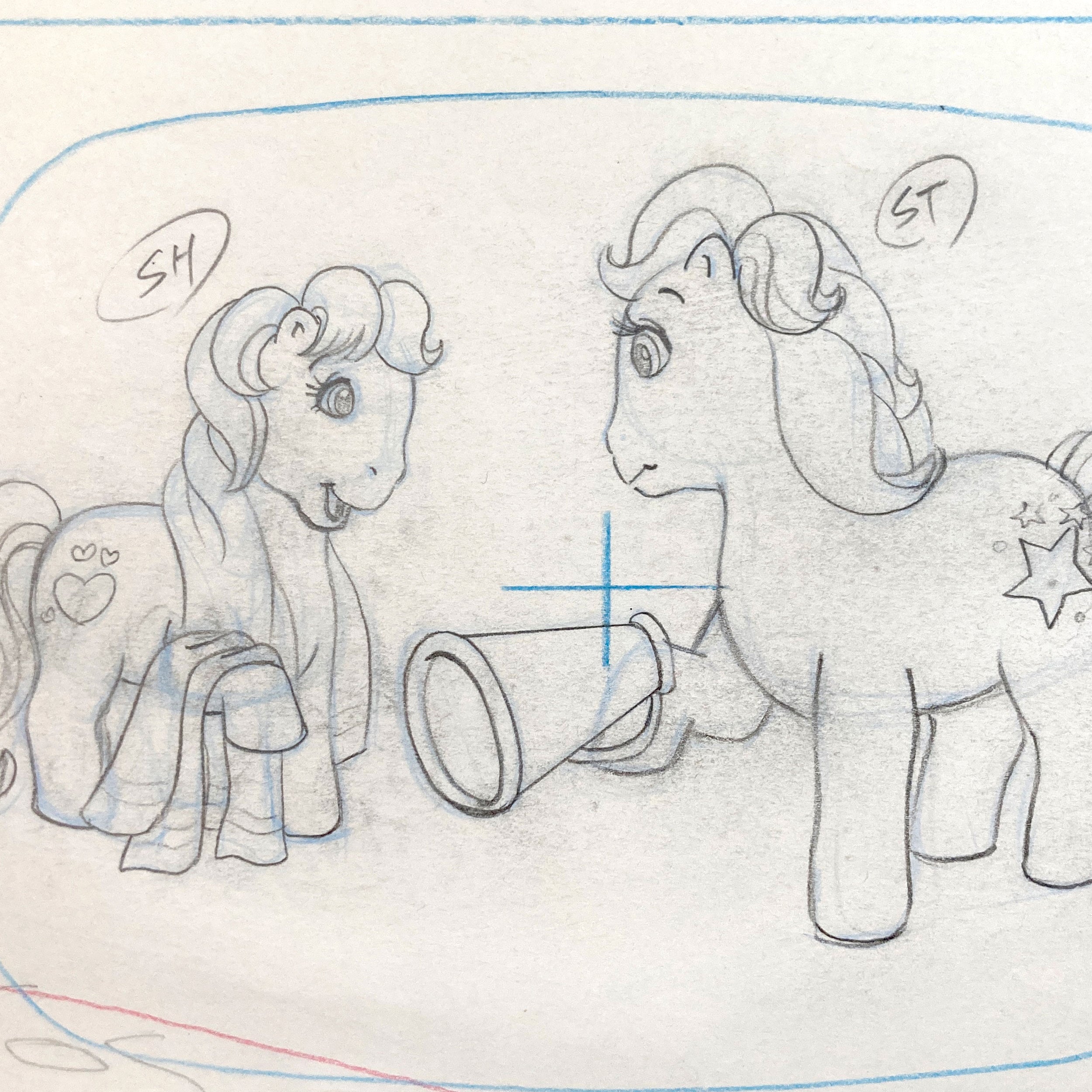 MY LITTLE PONY : Original Animation Layout Drawing (1986) – FLIP Gallery